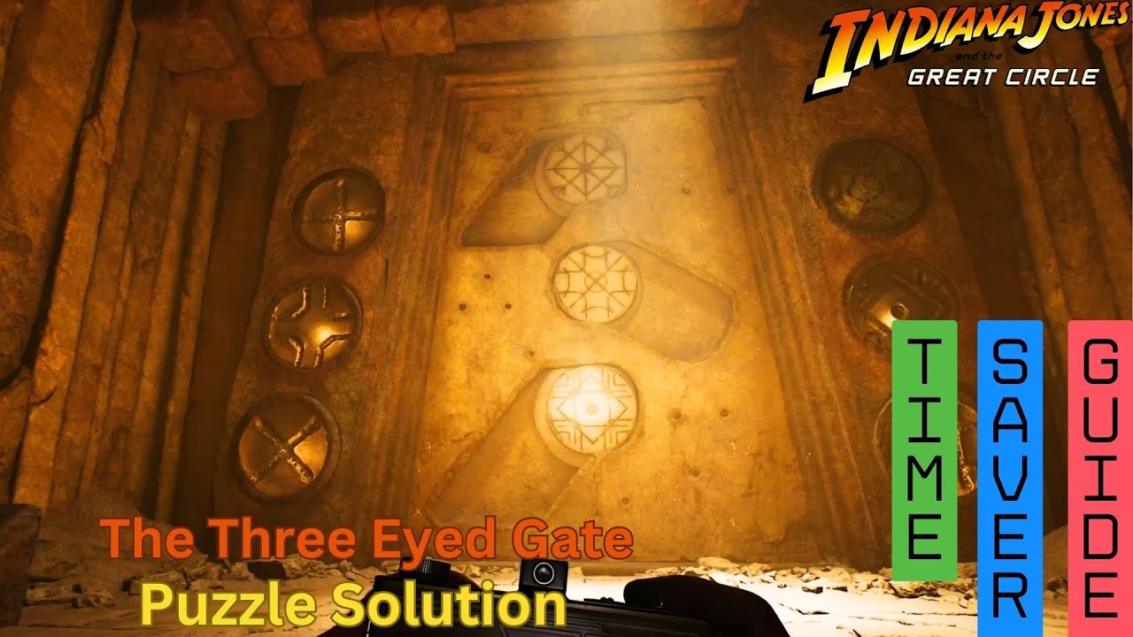 The Three Eyed Gate Puzzle Solution | Indiana Jones and The Great ...