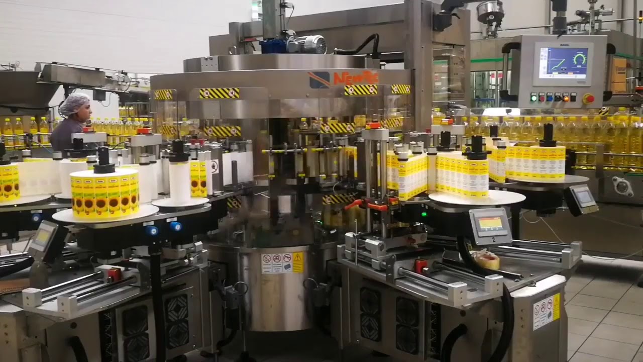 NEWTEC LABELLING - ETİKETLEME MAKİNESİ 16.000 ŞİŞE/SAAT - YouTube