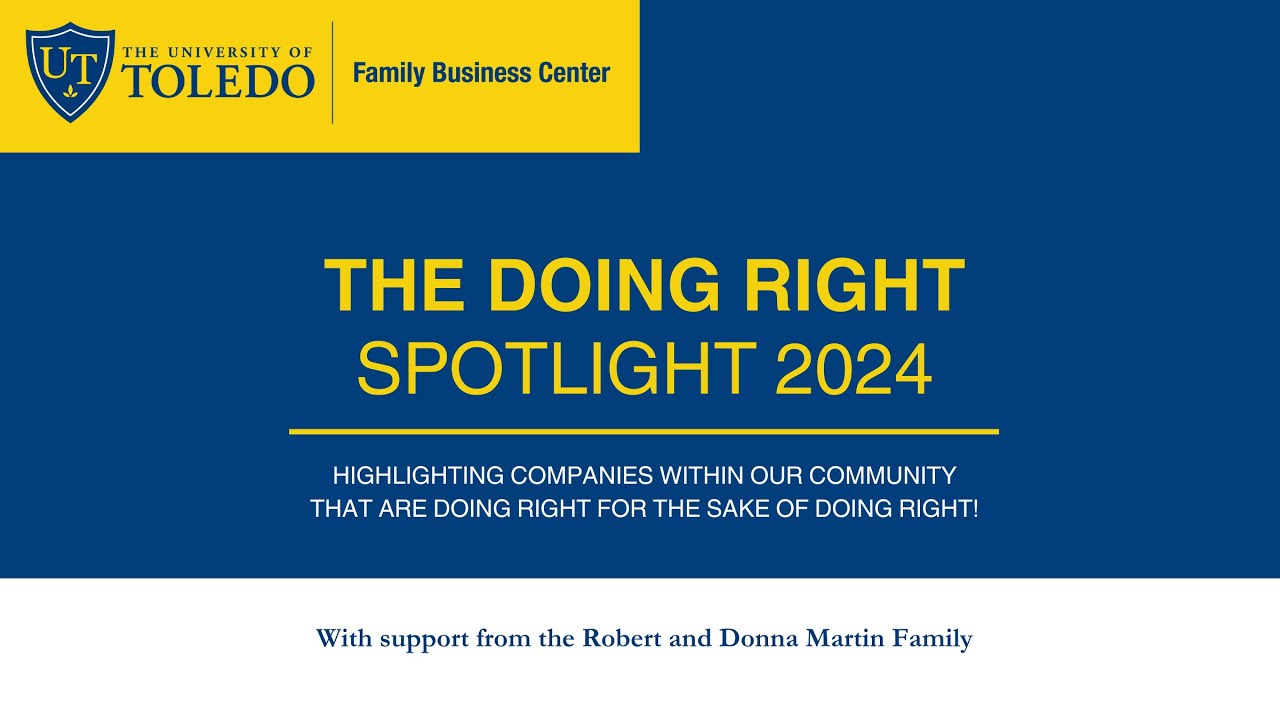 The Doing Right Spotlight 2024 - YouTube