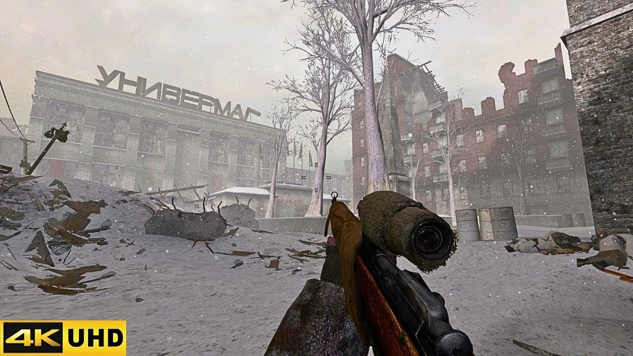 Stalingrad City Hall | Battle of Stalingrad | Call of Duty 2 (2005 ...
