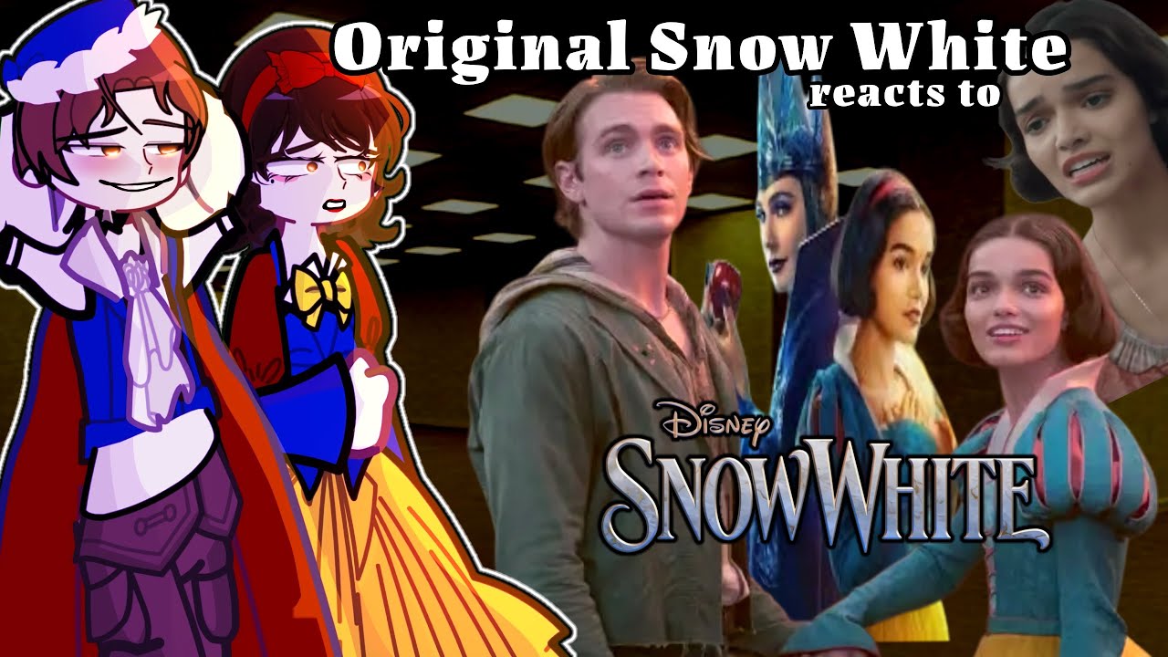 Snow White reacts to Snow White Live Action🍎👑Gacha2 react Disney TikTok ...