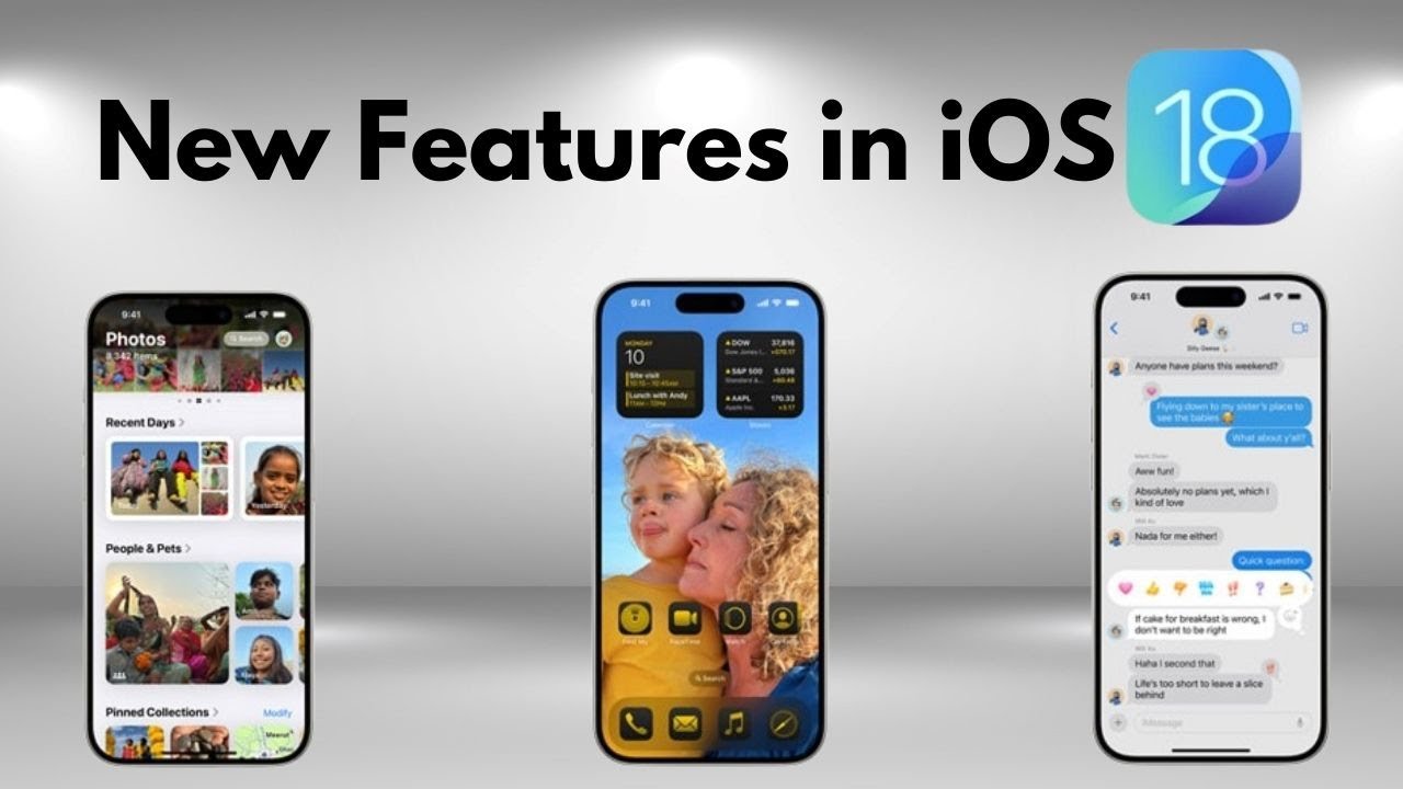 iOS 18 - TOP FEATURES - YouTube