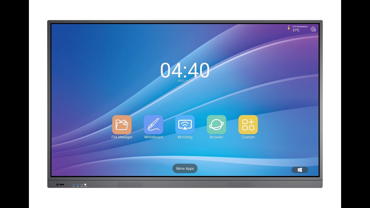 Devops Android 11.0&13.0 Interactive Flat Panel Display Touchscreen ...