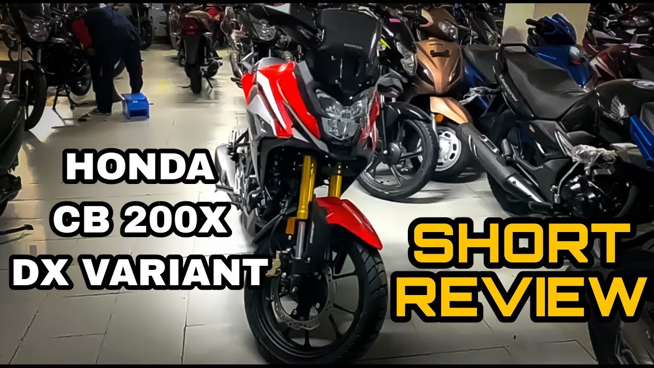 Honda CB 200x DX variant | Short Review | - YouTube