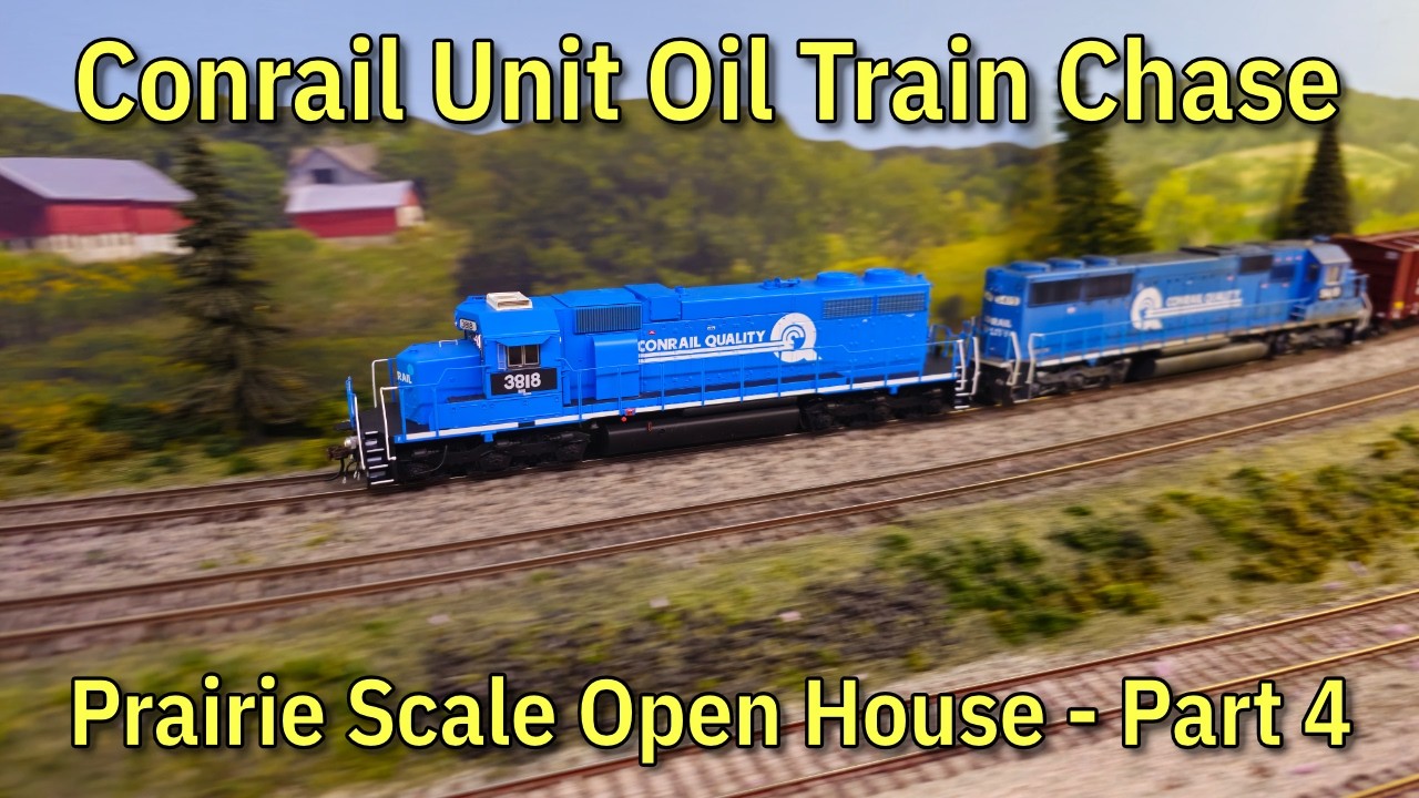 Conrail Oil Trains, UP Business Train & CNW Steam Freight | Prairie ...