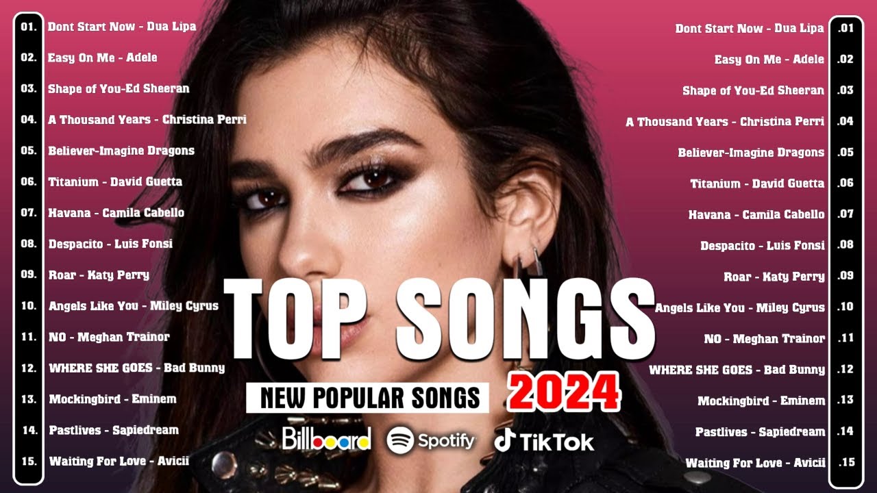 Billboard Hot 100 - Best Pop Music Playlist 2024 - Selena Gomez,Miley ...