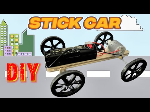DIY Motorized Popsicle Stick Car – Easy Homemade Project for Beginners ...