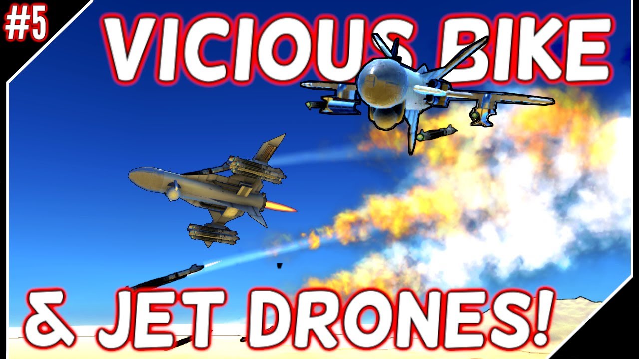 I Made The Most Vicious Children - Jet & Bike Drones! | From The Depths ...