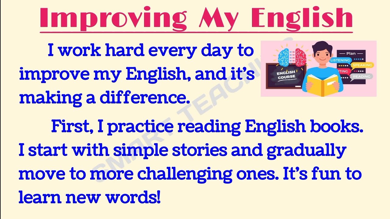 How to Improve My English | How to Learn English Speaking Skills ...