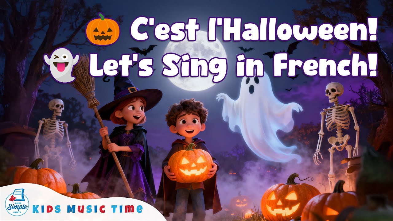Halloween Song For Kids -🎃 C’est l’Halloween ! - YouTube