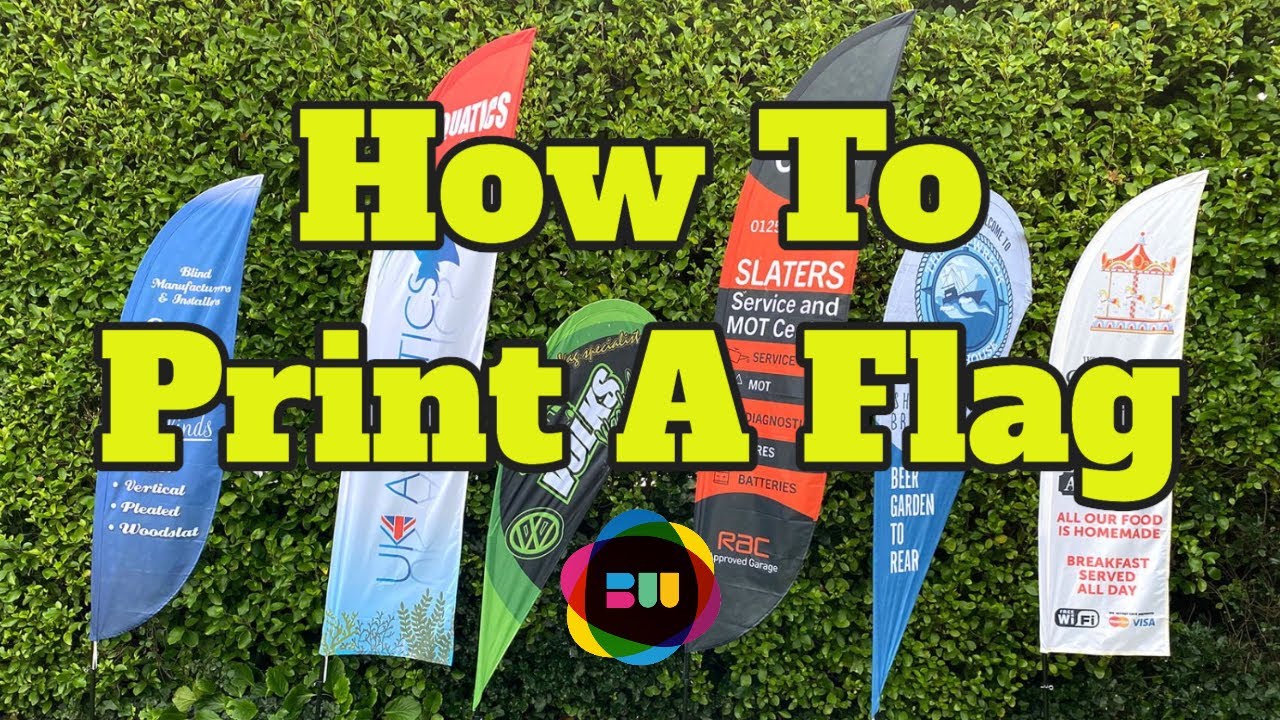 How To Print A Flag - YouTube