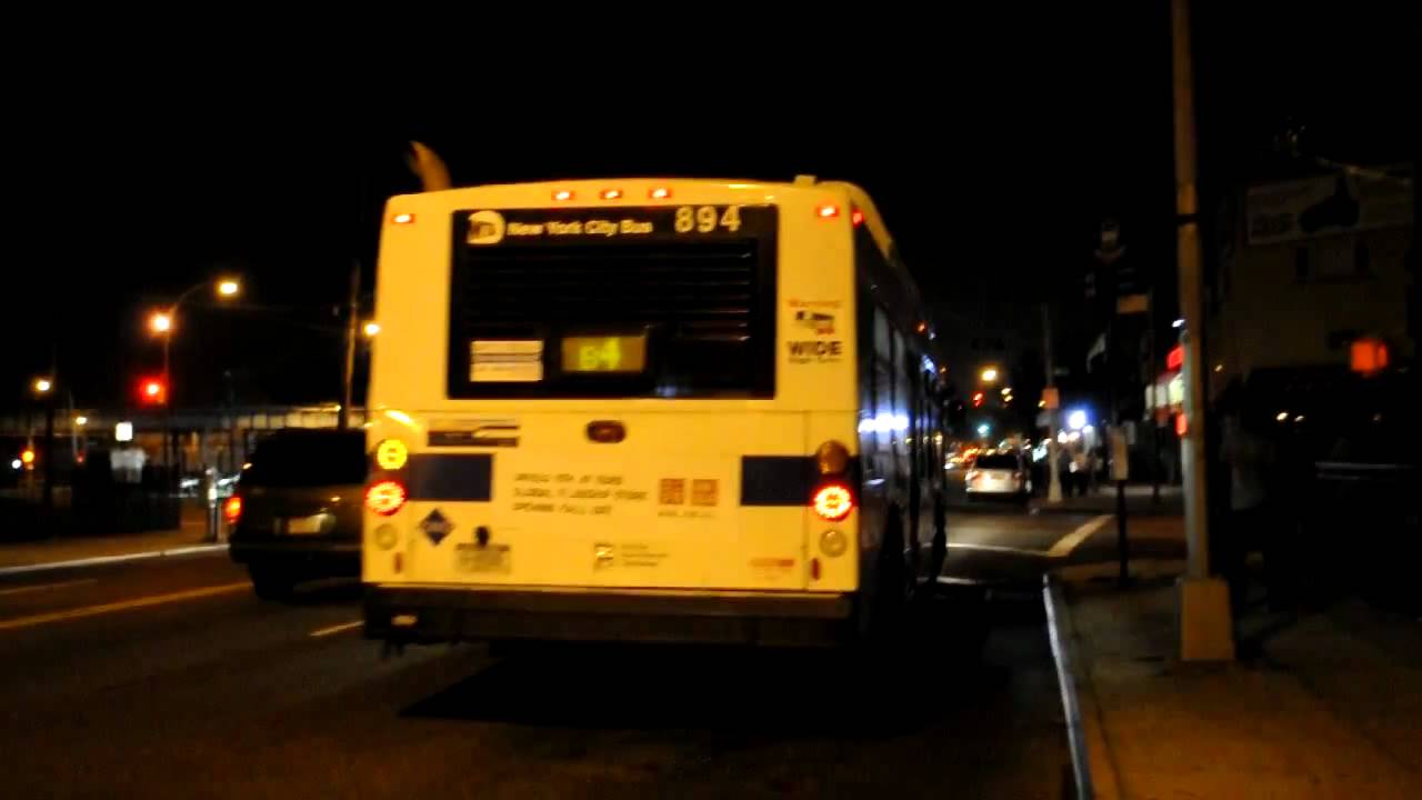 Mta New York City Bus C40LF #894 On The B4 - YouTube