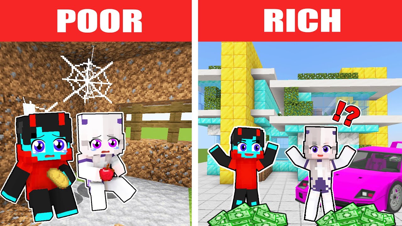 Best of Minecraft - POOR to RICH Story! - YouTube