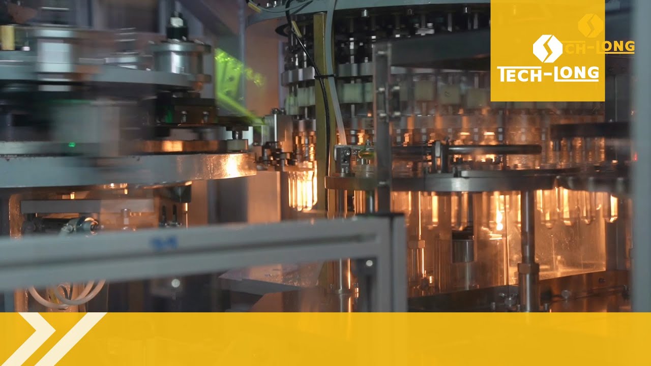 Tech-Long 24000BPH dry CSD production line (Zhongshan Danone 480ml) - YouTube