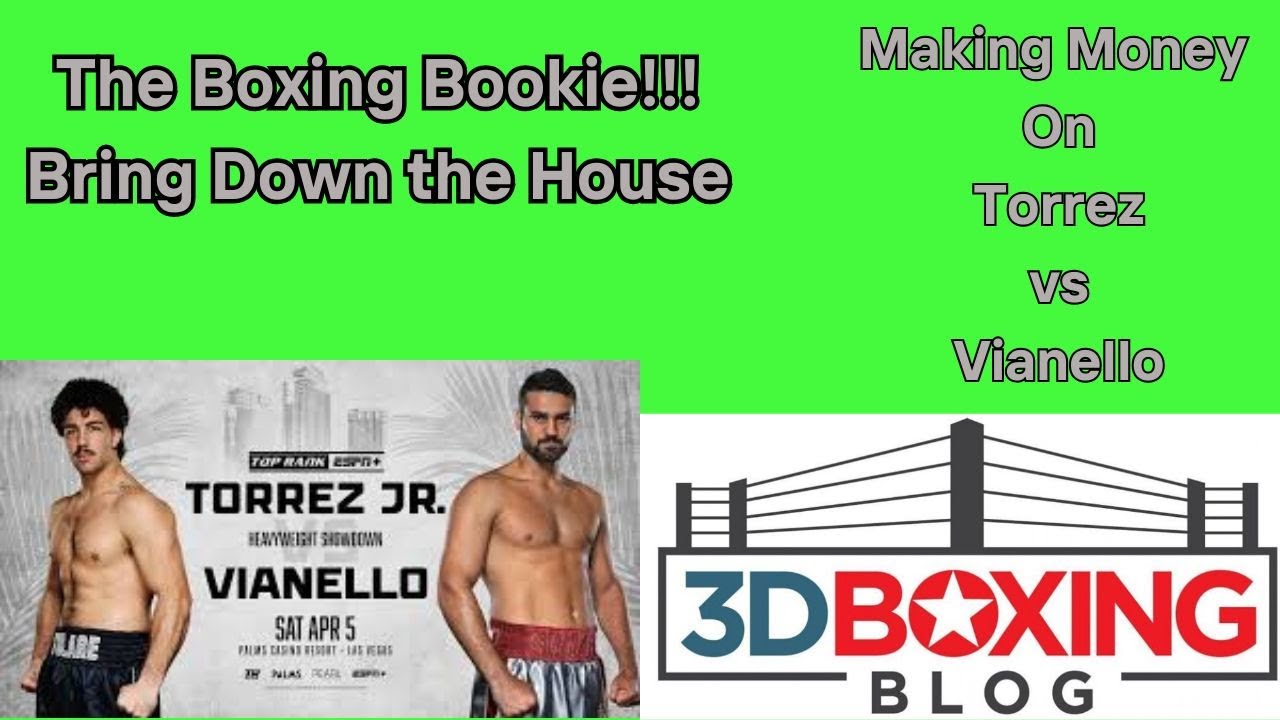 MAKE MONEY W/ The Boxing Bookie on Richard Torrez Jr vs Guido Vianello ...