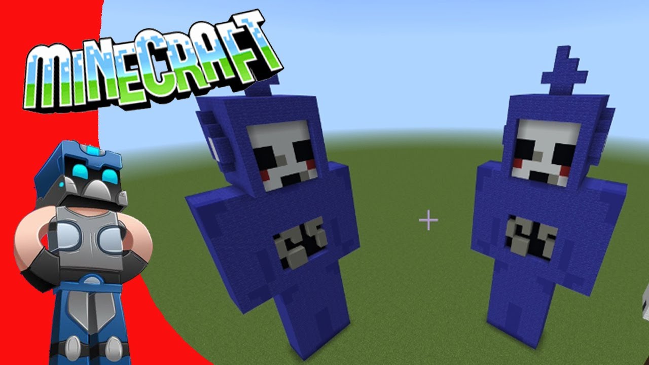 Slendytubbies Pixel art Skin Minecraft Tutorial / Como hacer Estatua de ...