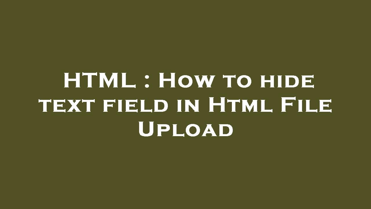 How To Hide Text Field In Javascript - Printable Forms Free Online How To Hide Text Field In Javascript - Printable Forms Free Online