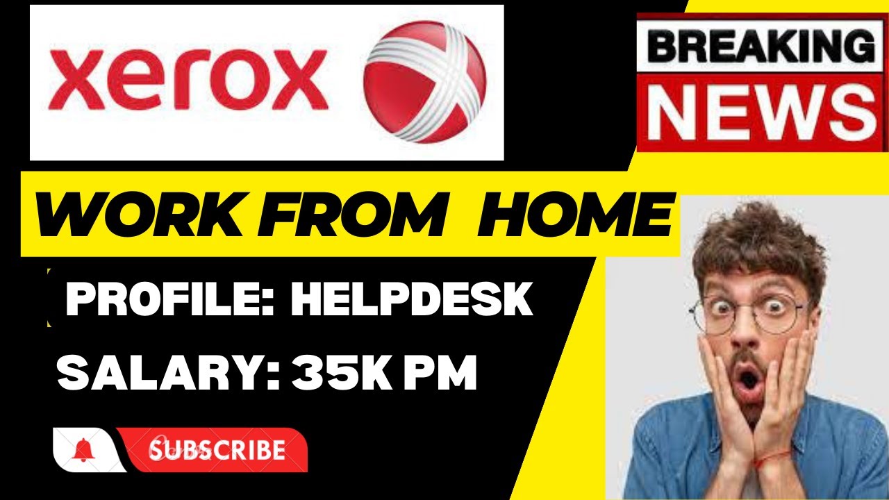 Xerox HIRING 2023| FRESHERS ELIGIBLE | ANY GRADUATE CAN APPLY | WORK FROM HOME JOB - YouTube