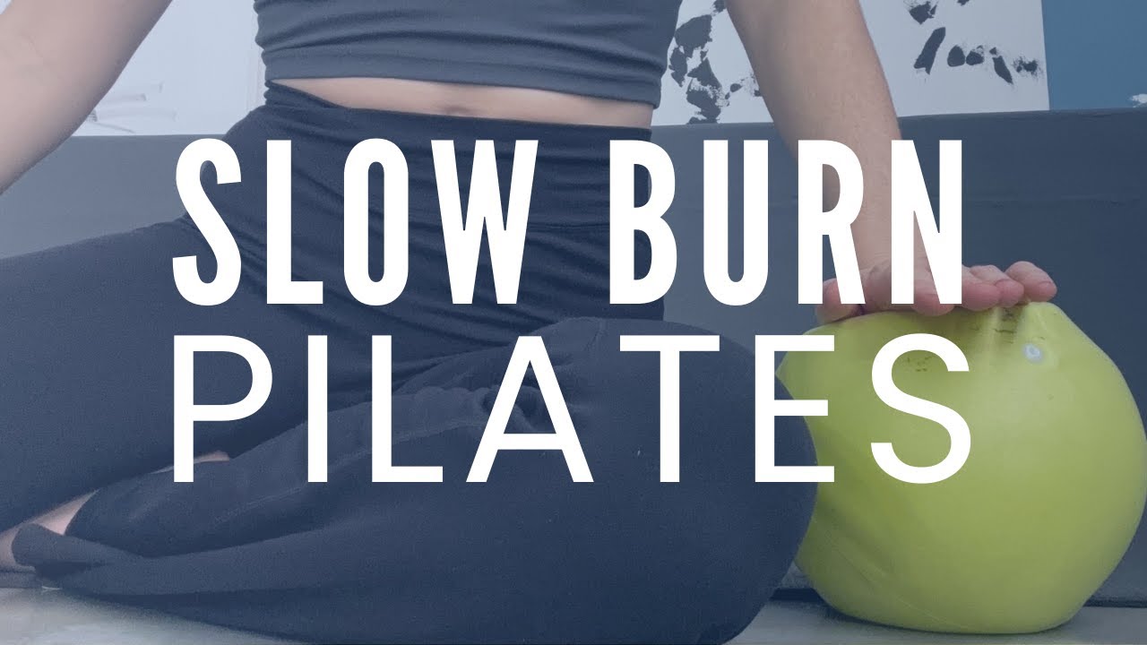 30 Min Slow Burn Workout with a Mini Pilates Ball - YouTube