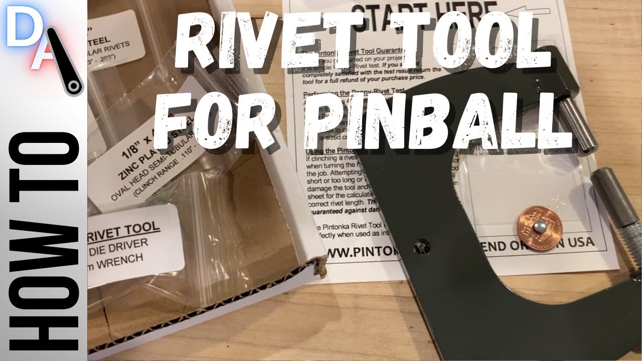 Rivet Tool for pinball - YouTube