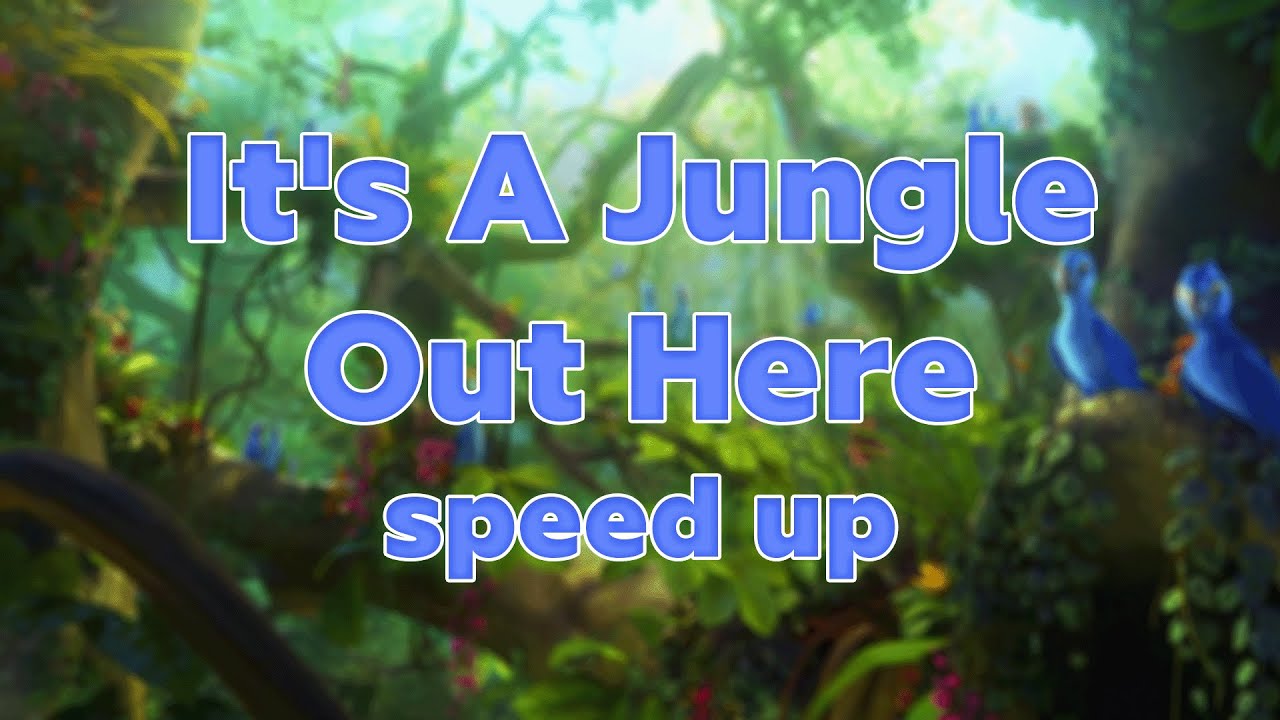 Rio - It's A Jungle Out Here (speed up) - YouTube