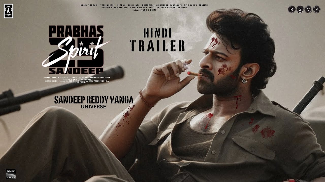 SPIRIT - First Look Trailer | Rebel Star Prabhas | Sandeep Reddy Vanga ...