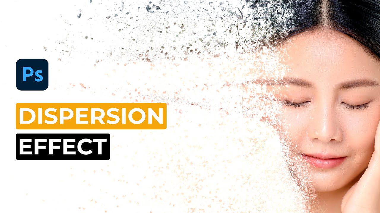 Photoshop Dispersion Effect Easy - Photoshop Tutorial - YouTube