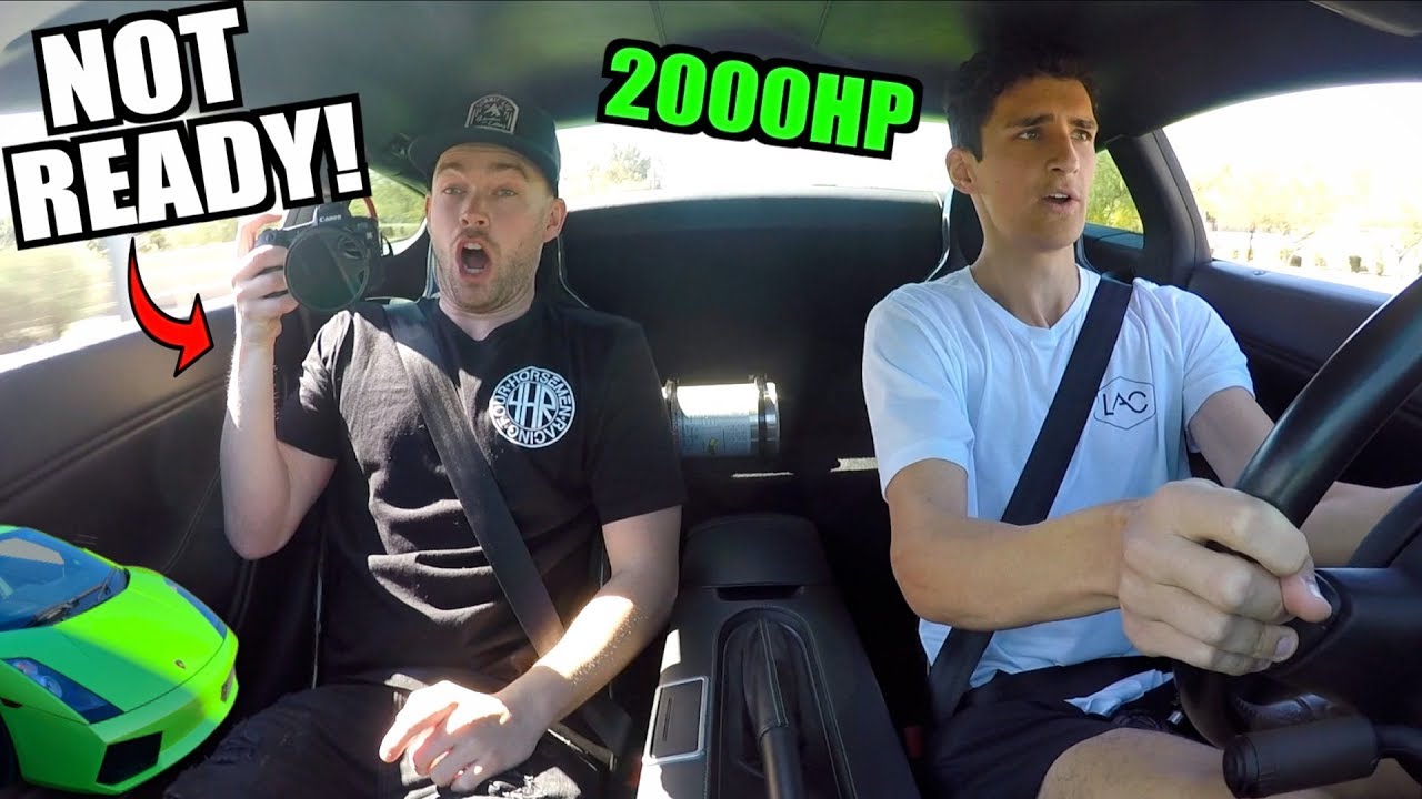 SCARING The Stradman In My 2000HP Twin Turbo Lamborghini Gallardo ...