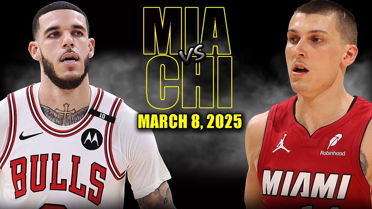 Miami Heat vs Chicago Bulls Full Game Highlights - March 8, 2025 | NBA ...