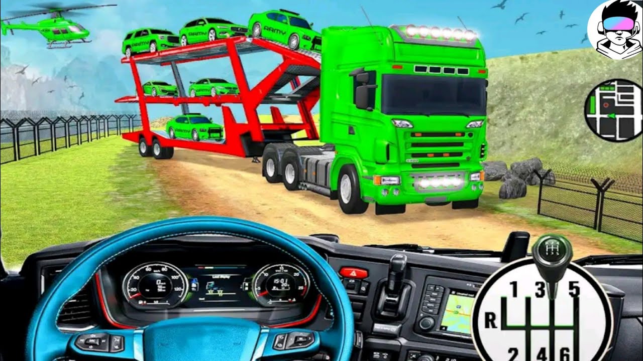 Army Vehicles Transport Driving Simulator - Car Transporter Cargo Truck ...
