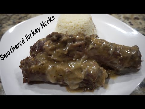 Country Style Smothered Turkey Necks | Turkey Necks Recipe - YouTube