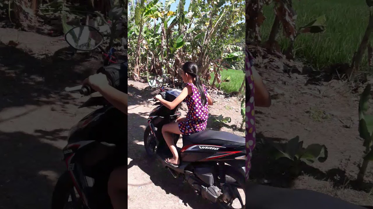 belajar naik motor 2 - YouTube