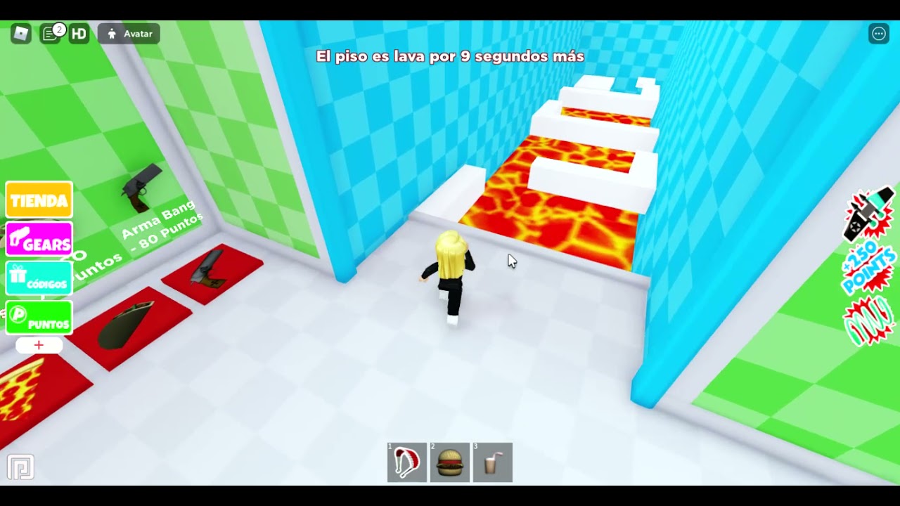 Roblox Juego el piso es lava - YouTube
