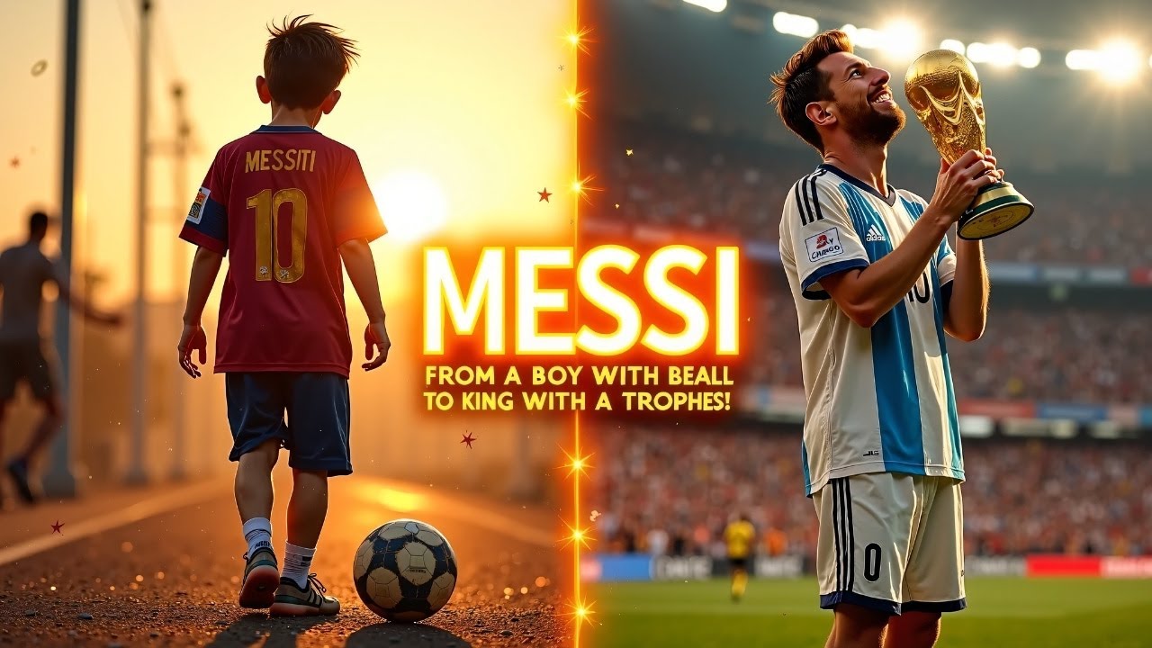 Lionel Messi's UNBELIEVABLE Journey – From Street Kid to World Champion ...