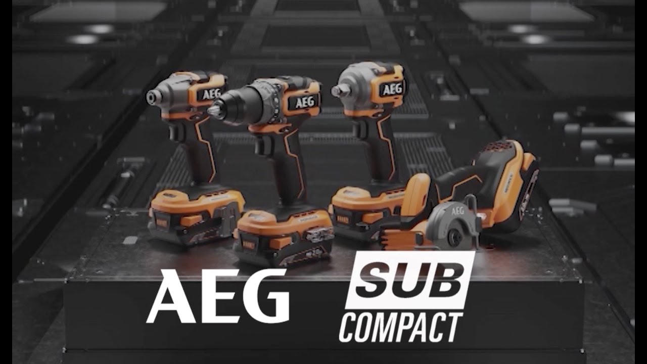 NEW AEG Sub Compact Tool Range - Initial 4 products in action - YouTube