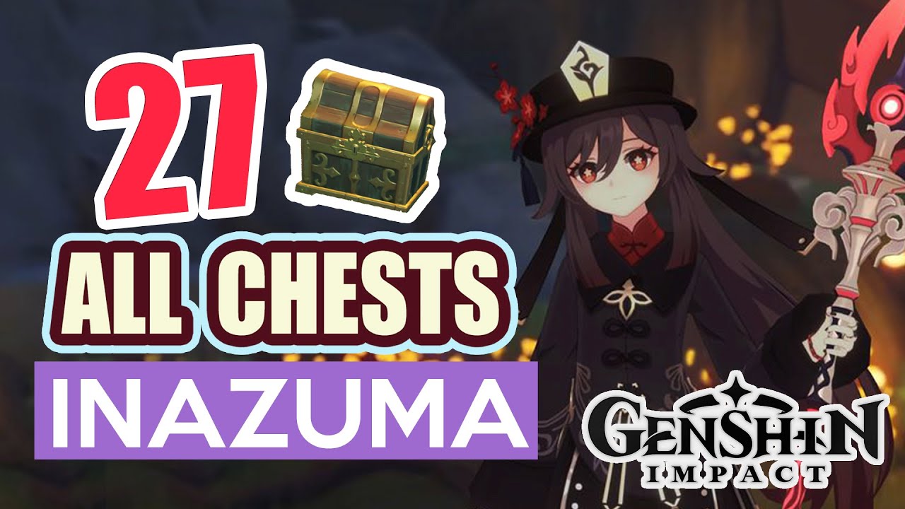 ALL CHESTS IN INAZUMA | Mt. Yougou & Chinju Forest | COMPLETE GUIDE #4 ...