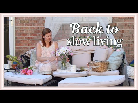 A slow return to normal | slow living at 40