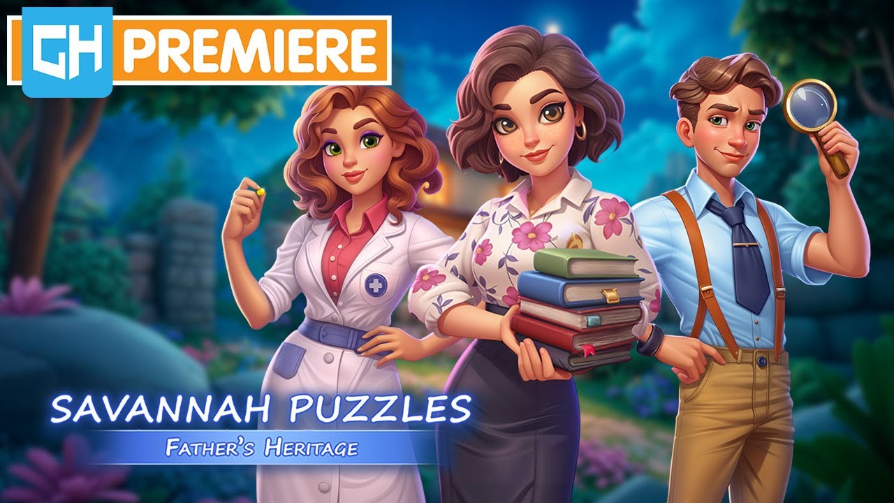 Savannah Puzzles - Father's Heritage | GameHouse Premiere Trailer - YouTube