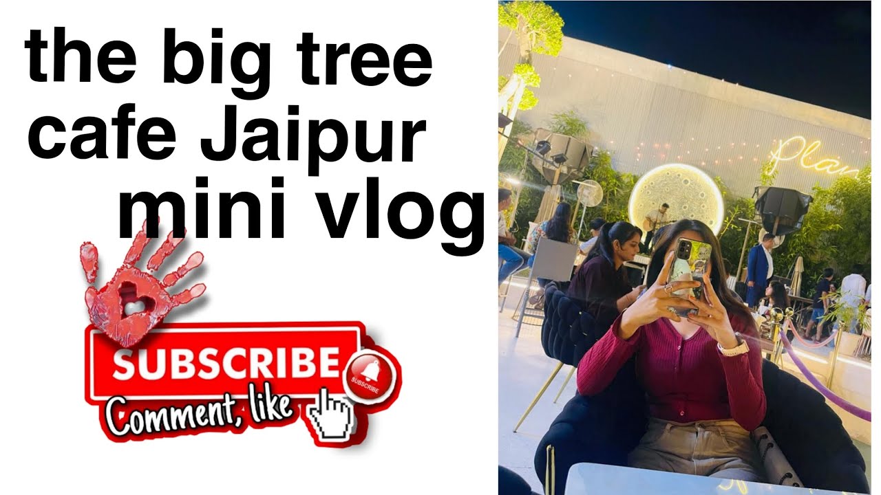 mini vlog with friends the big tree cafe Jaipur| #youtube #viral # ...