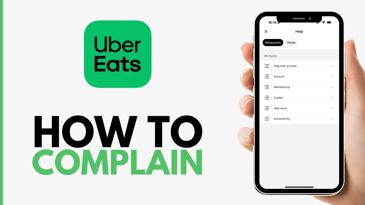 How To Complain On Uber Eats - Step by Step - YouTube