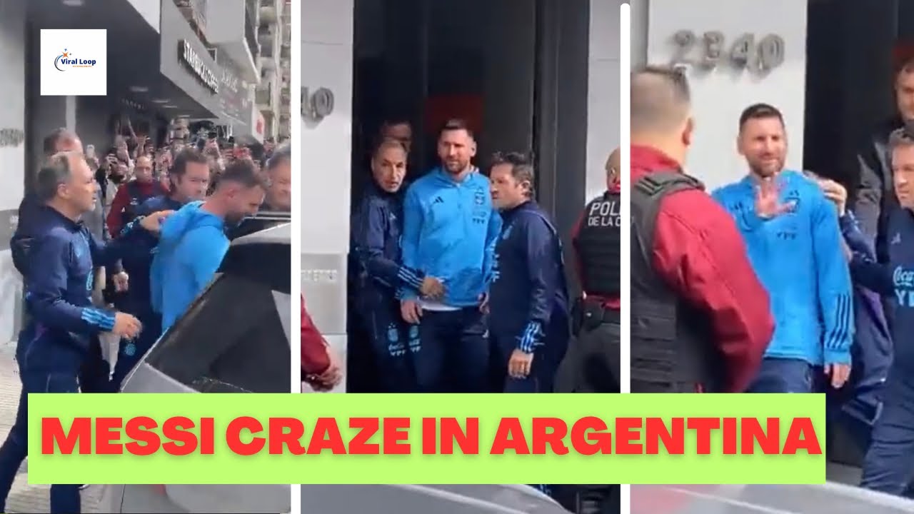 Argentina Fans Waited Hours For Messi After Undergoing Medical Tests ...