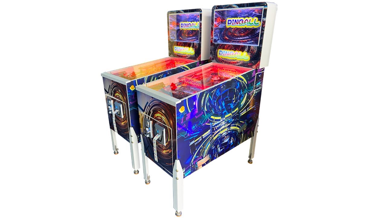 Arcade Pinball Game Machine Real Ball Pinball - YouTube