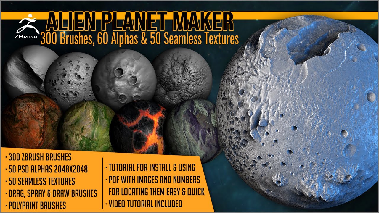 Make Alien Terrains with Alien Planet Maker by Artistic Squad - YouTube