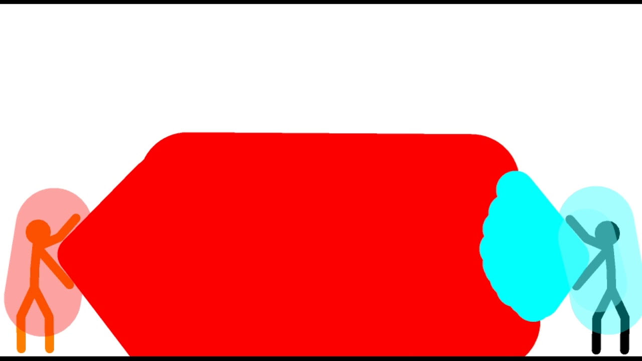 Stick figure laser fight - YouTube