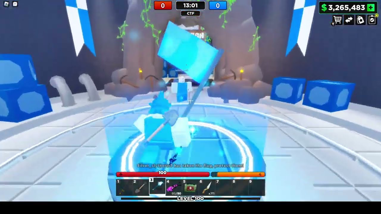 Flag wars! - Going against three lvl 100s - YouTube