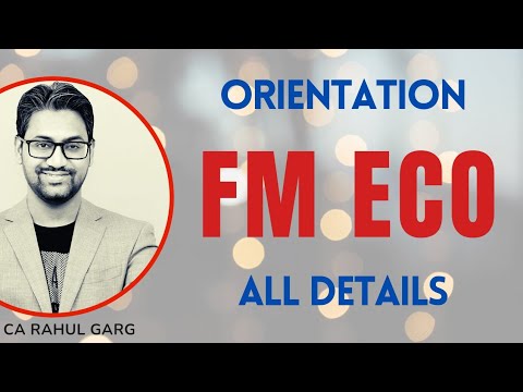FM ECO Orientation 🥇 | All Details of Batch | ️ - YouTube