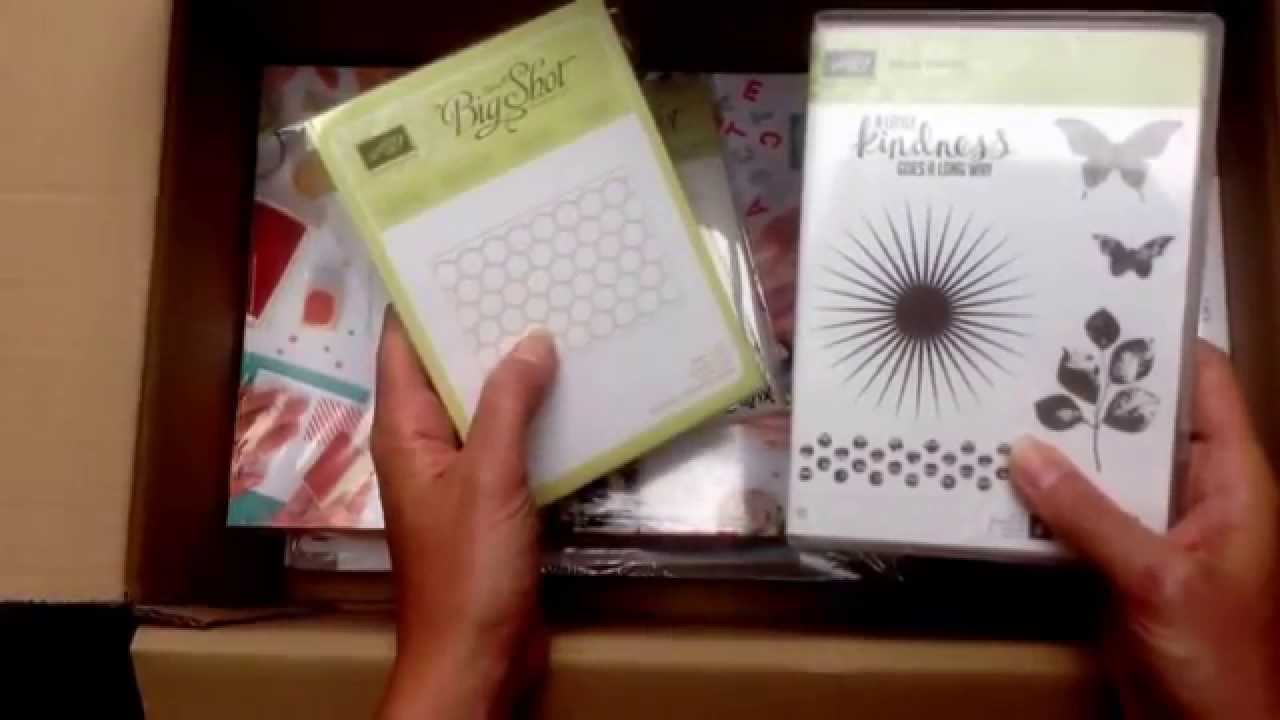 Stampin Up Parcel wrapped with string.... A special announcement ...