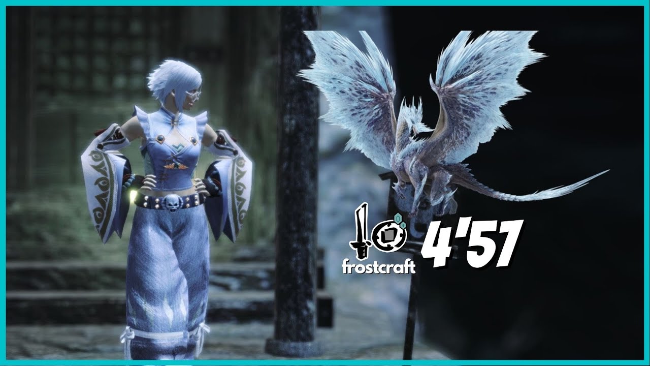 [MHR:Sunbreak] Velkhana - 4'57 (Guard Slash/Frostcraft SNS) - YouTube