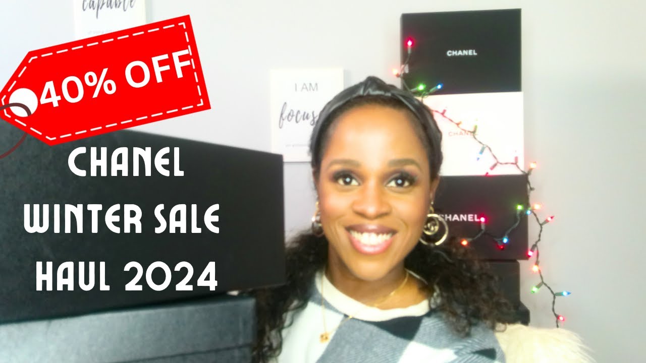 CHANEL 40% OFF WINTER 2024 SALE HAUL | SHOES AND BANDEAUS - YouTube