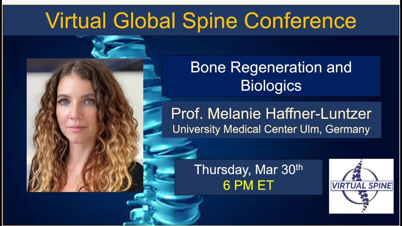 "Bone Regeneration and Biologies" with Prof. Melanie Haffner-Luntzer ...